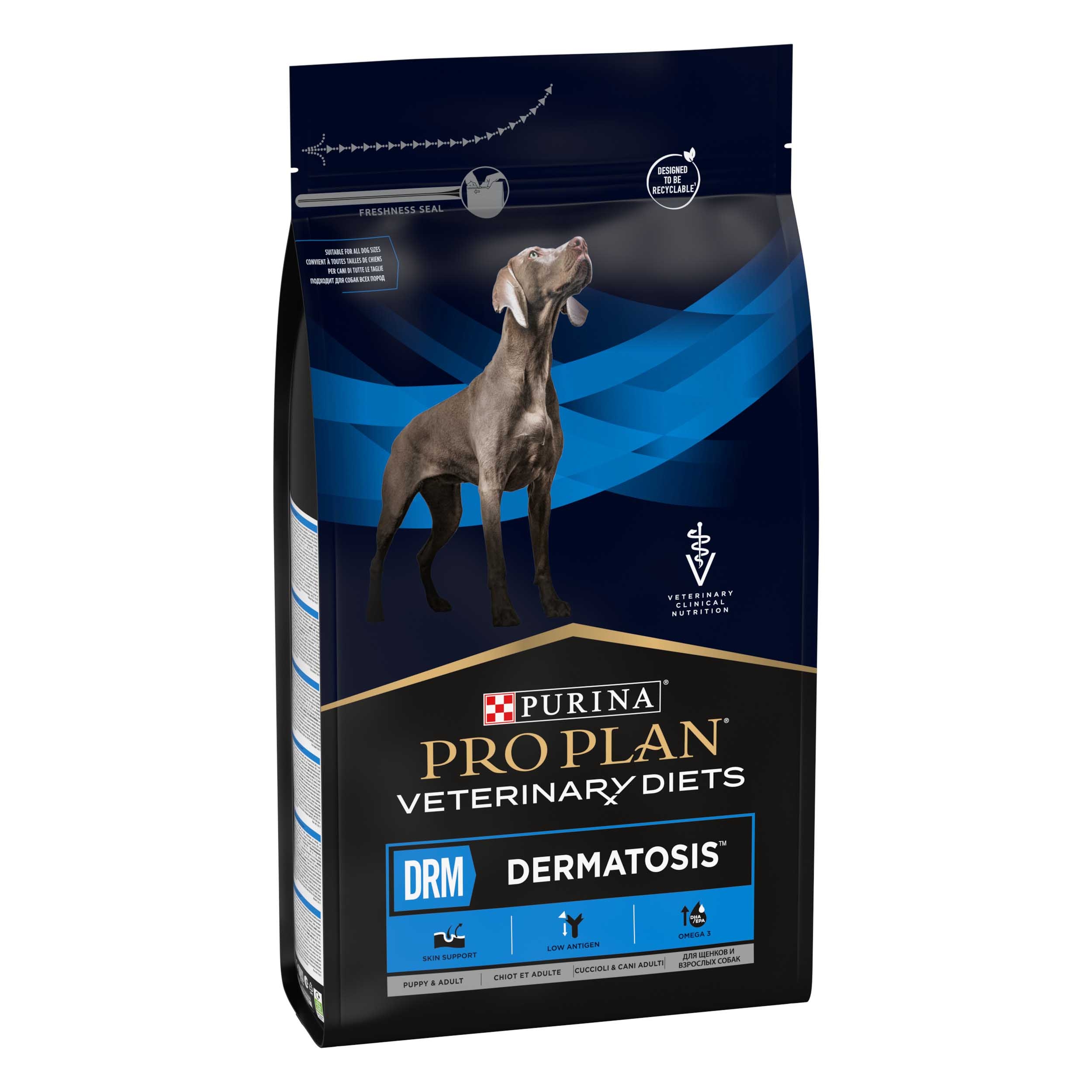Pro Plan Veterinary Diets DRM за кучета с кожни проблеми| Purina